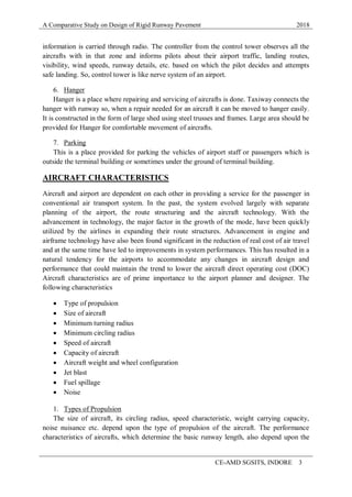 A Comparative Analysis on Design of Rigid Runway Pavements | PDF