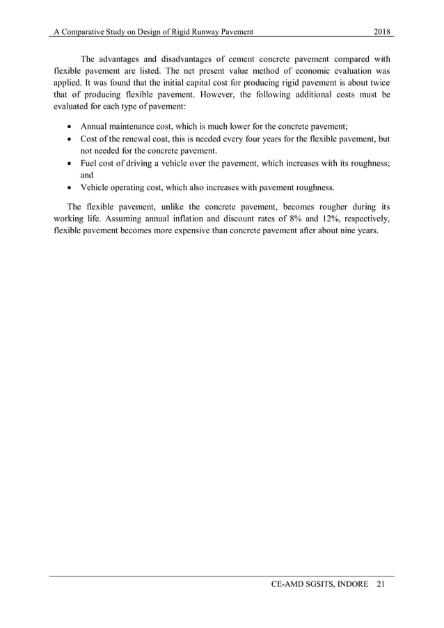 A Comparative Analysis on Design of Rigid Runway Pavements | PDF