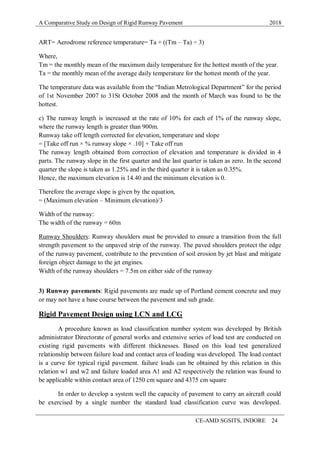 A Comparative Analysis on Design of Rigid Runway Pavements | PDF