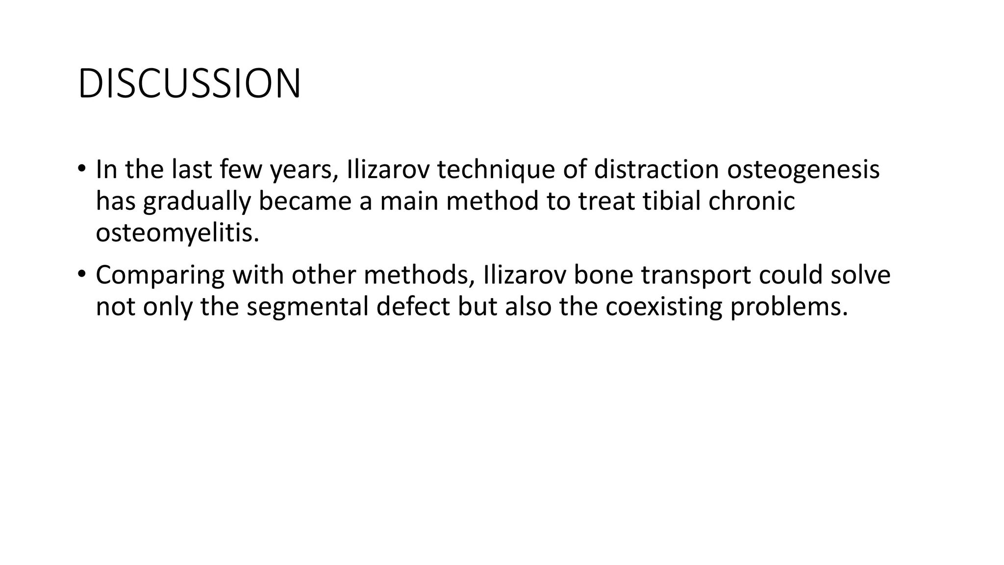 L- shaped Corticotomy - osteomyelitis | PPT