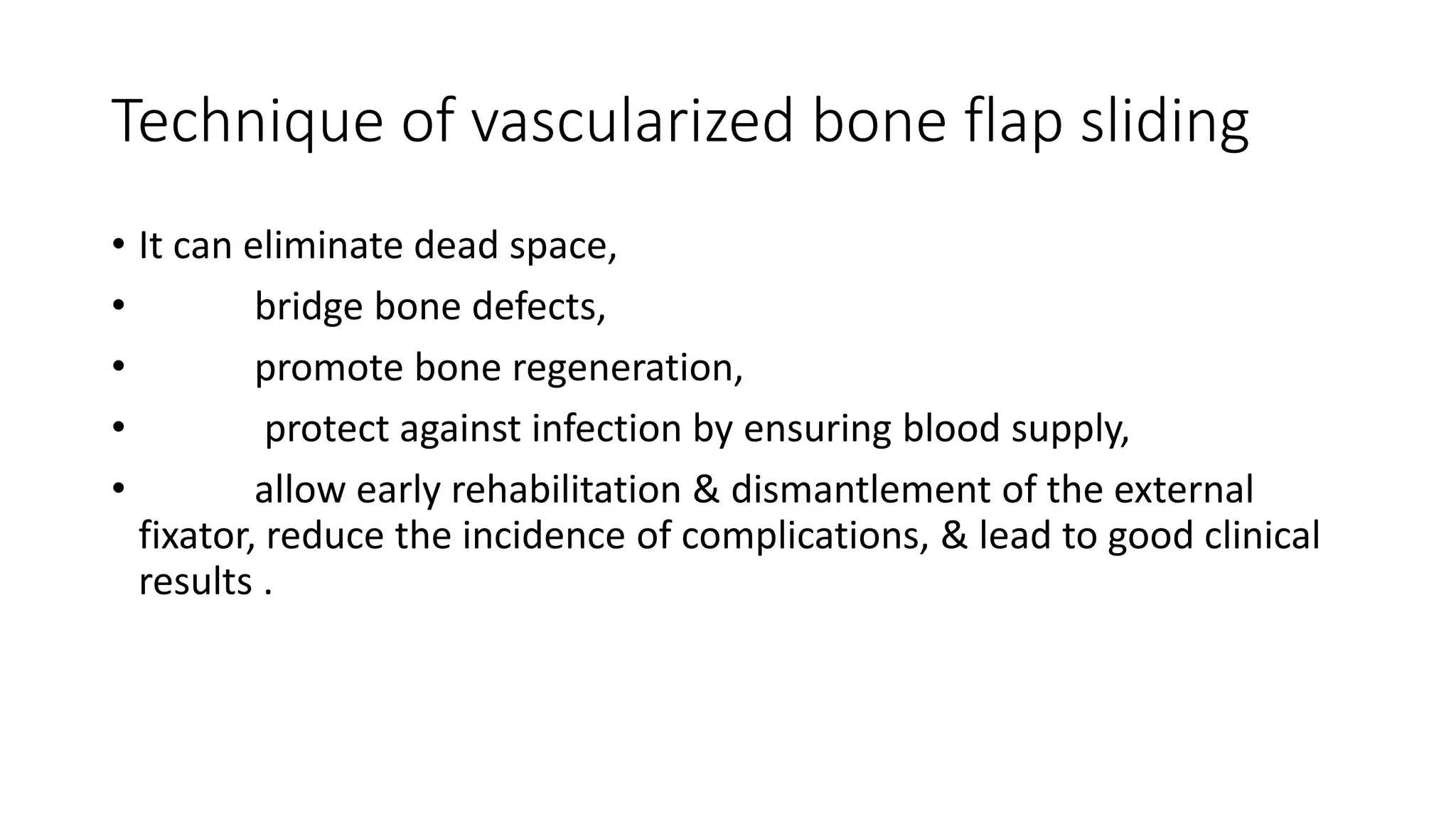 L- shaped Corticotomy - osteomyelitis | PPT