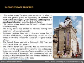 Patrick Geddes Outlook Tower