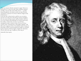 Sir Isaac Newton | PPT