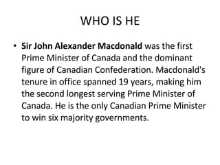 Sir John A -unit3 | PPT