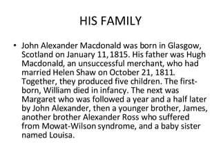 Sir John A -unit3 | PPT