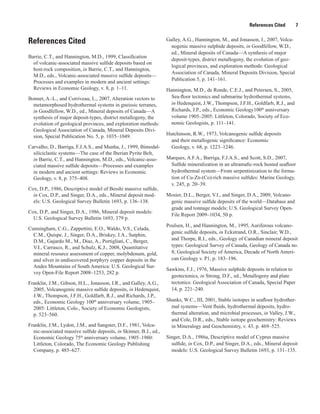 Volcanogenic Massive Sulfide Occurrence Model | PDF