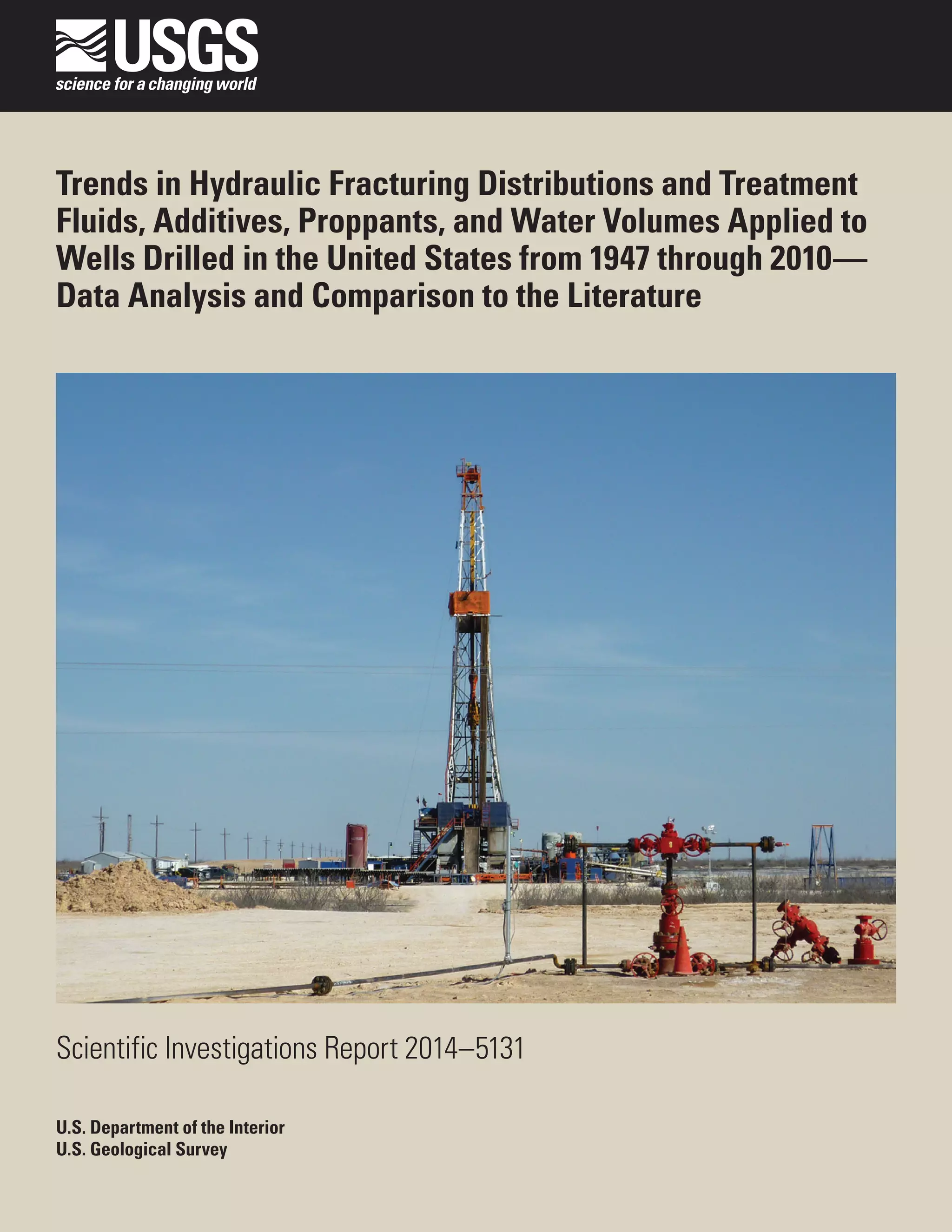 Trends in Hydraulic Fracturing Distributions and Treatment Fluids ...