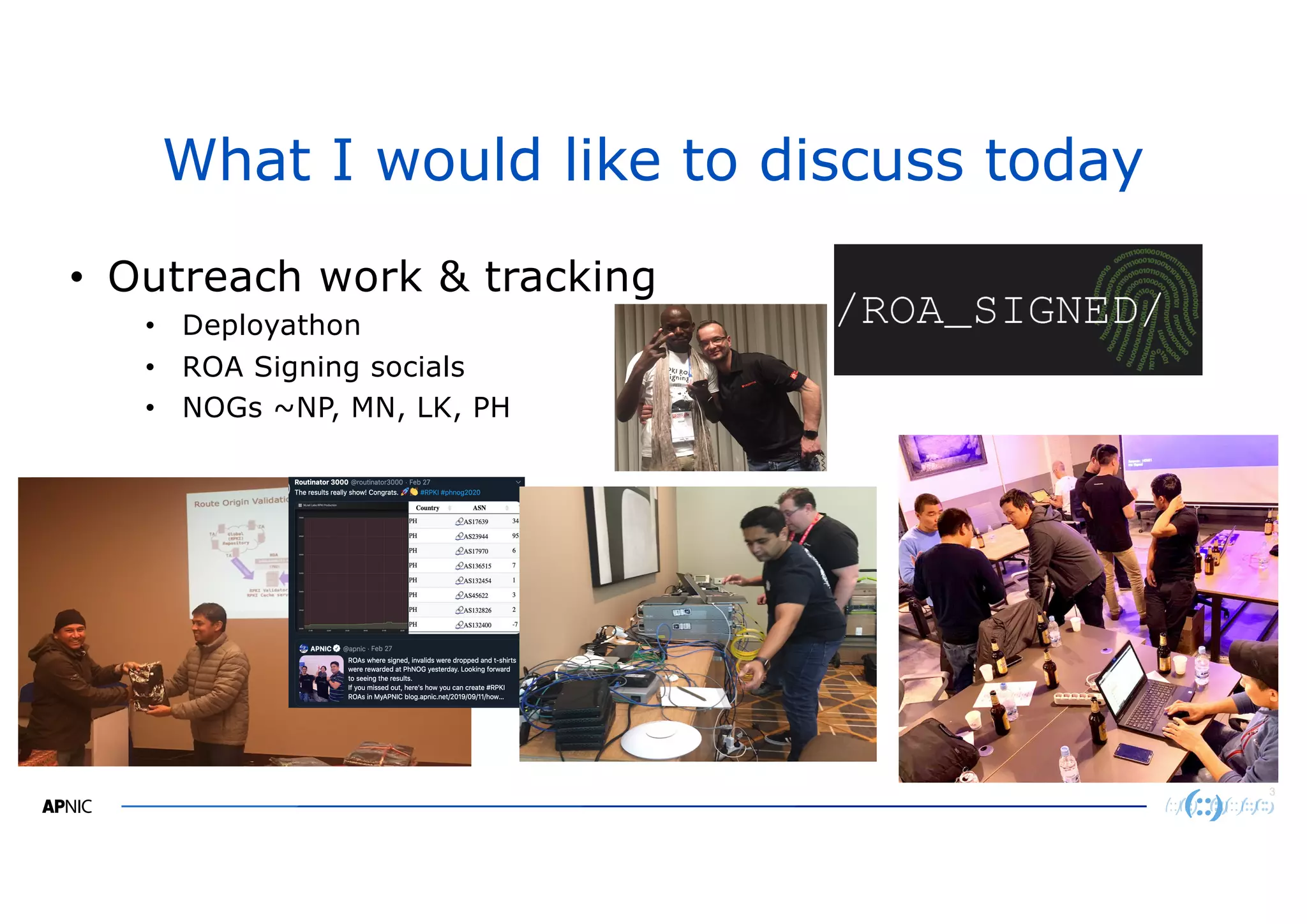 Intercommunity 2020 — Securing Internet Routing Securing Global