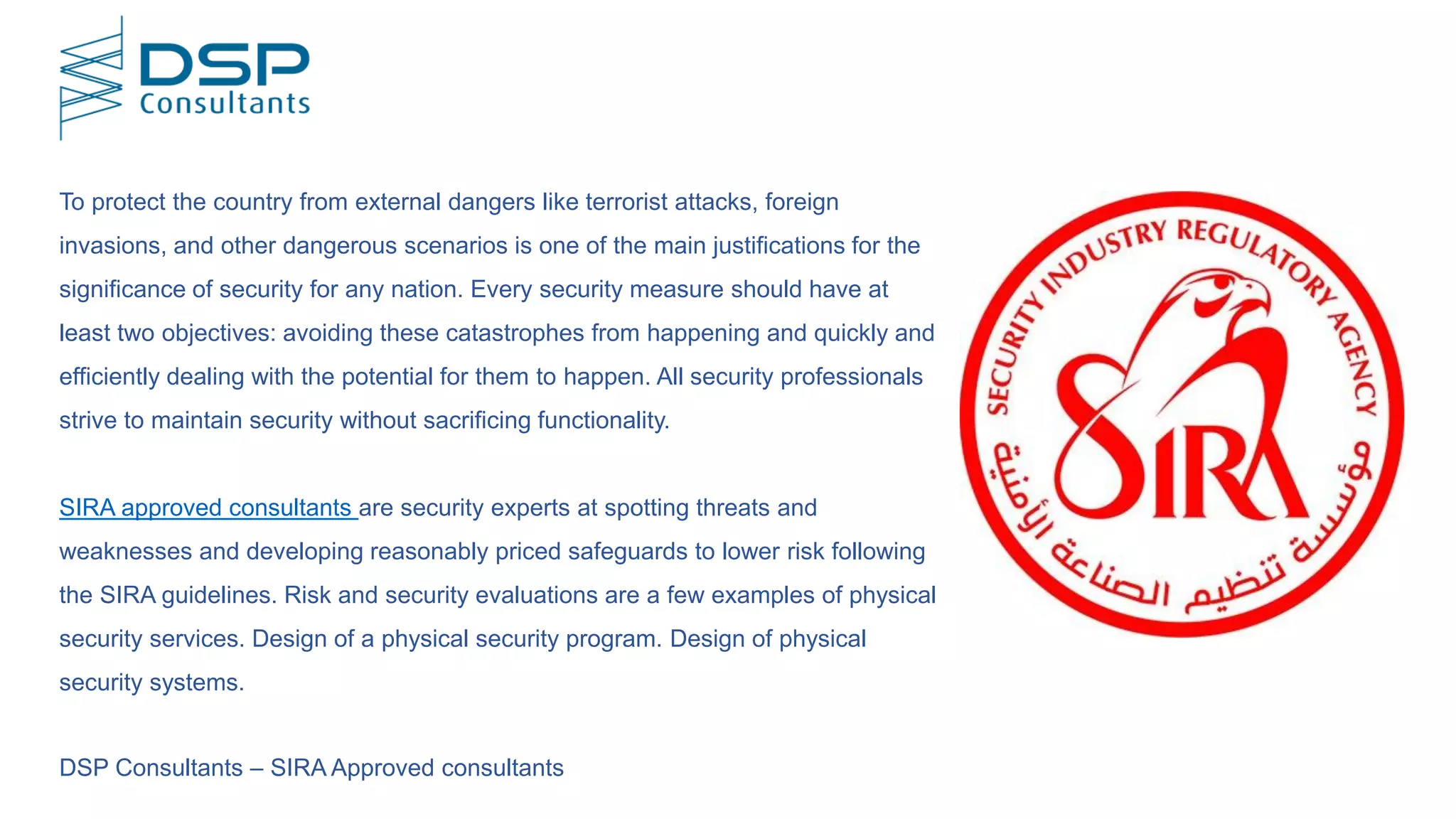 WHY IS SIRA APPROVAL IMPORTANT? | PPT
