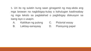 filipino piling larang -akademikong sulatin | PPTX