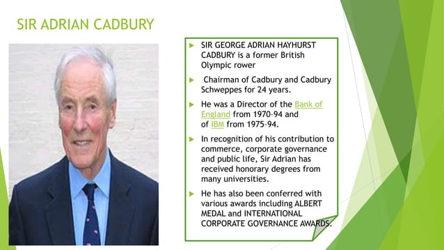 Sir adrian cadbury committee | PPTX