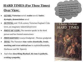 hard times novel by charles dicken by quratulain akhter | PPTX