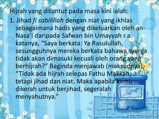 SIRAH: HIJRAH RASULULLAH SAW KE MADINAH | PPTX