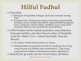 Sirah Nabawiyah 15: Perang Fijar dan Hilful Fudhul | PDF