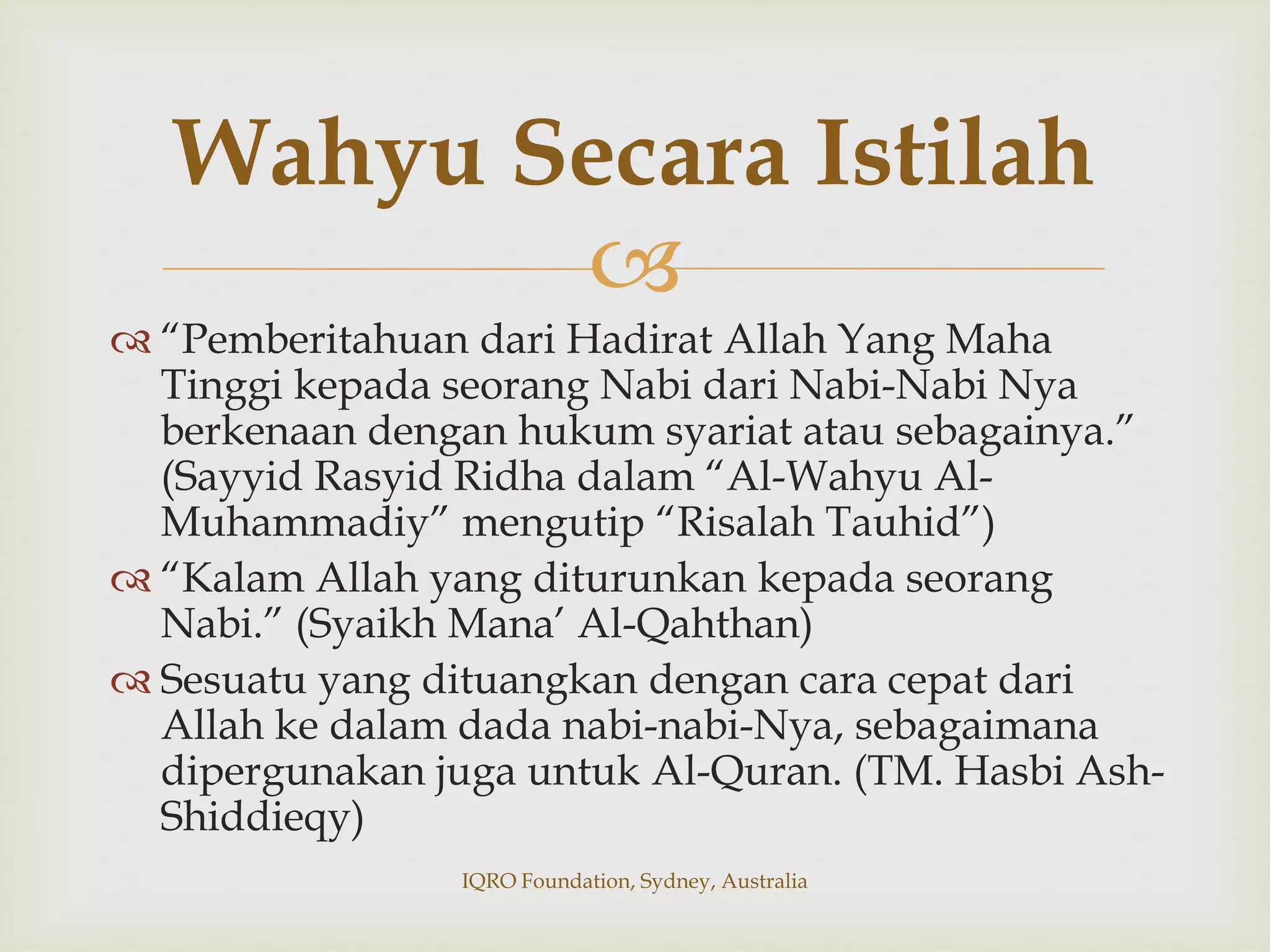 Sirah Nabawiyah 20: Bi'tsah Nabi Muhammad ShallaLlahu 'alaihi wa sallam ...