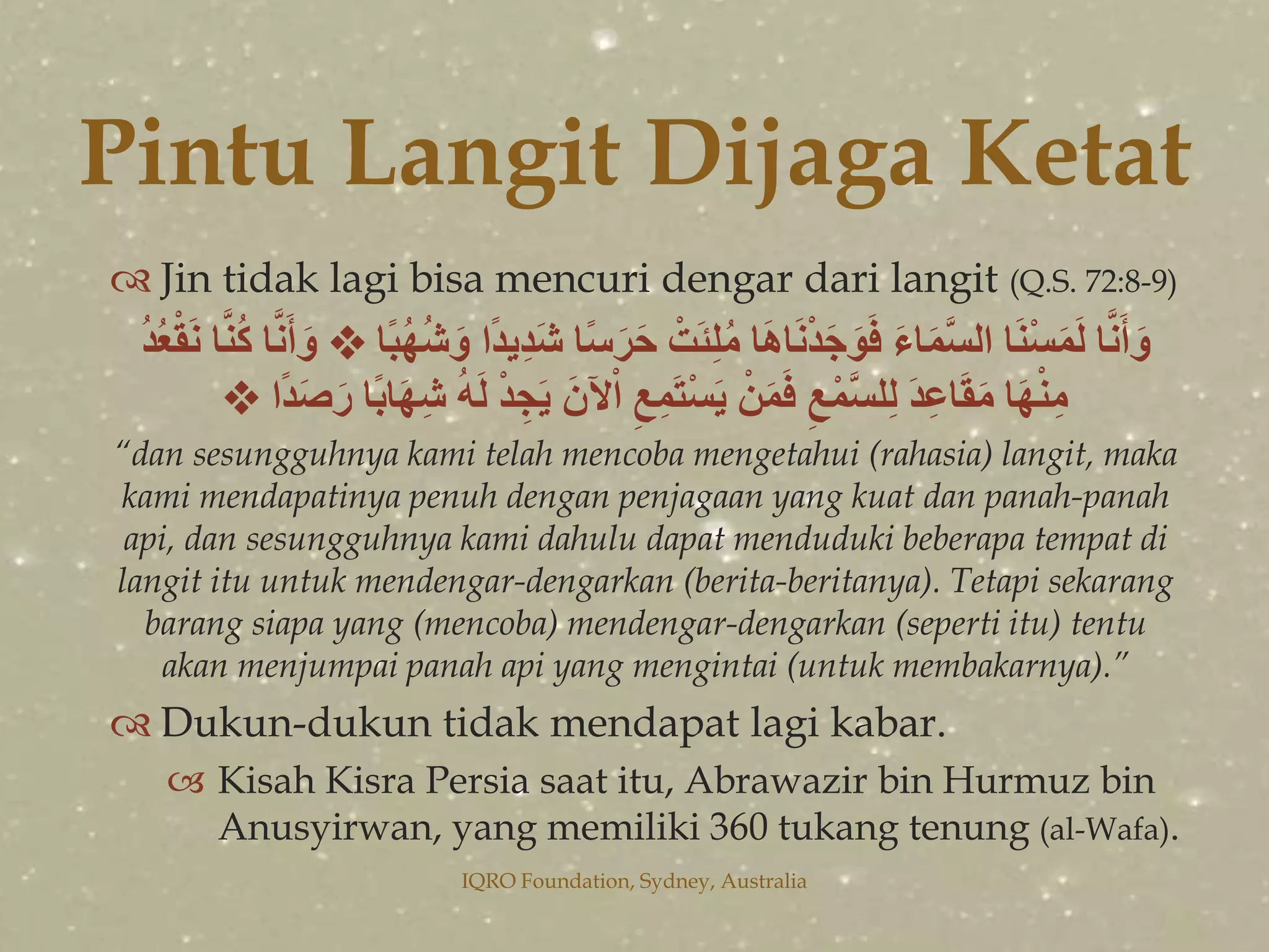 Sirah Nabawiyah 20: Bi'tsah Nabi Muhammad ShallaLlahu 'alaihi wa sallam ...