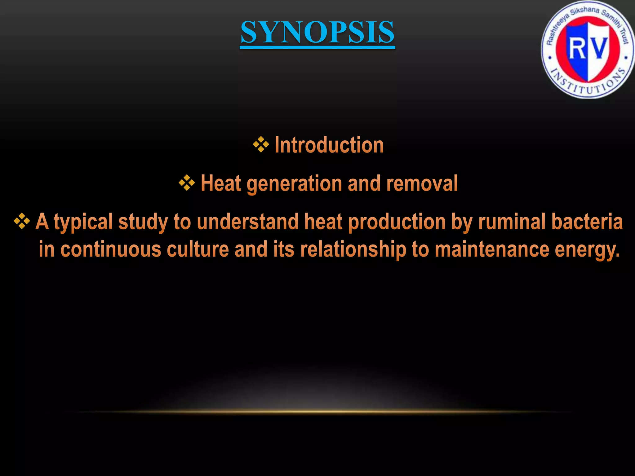 Heat generation in aerobic culture | PPTX