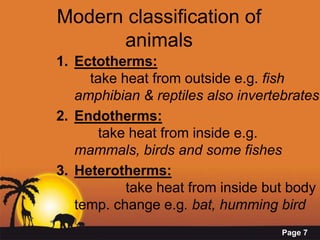 Thermoregulation in vertebrates | PPTX