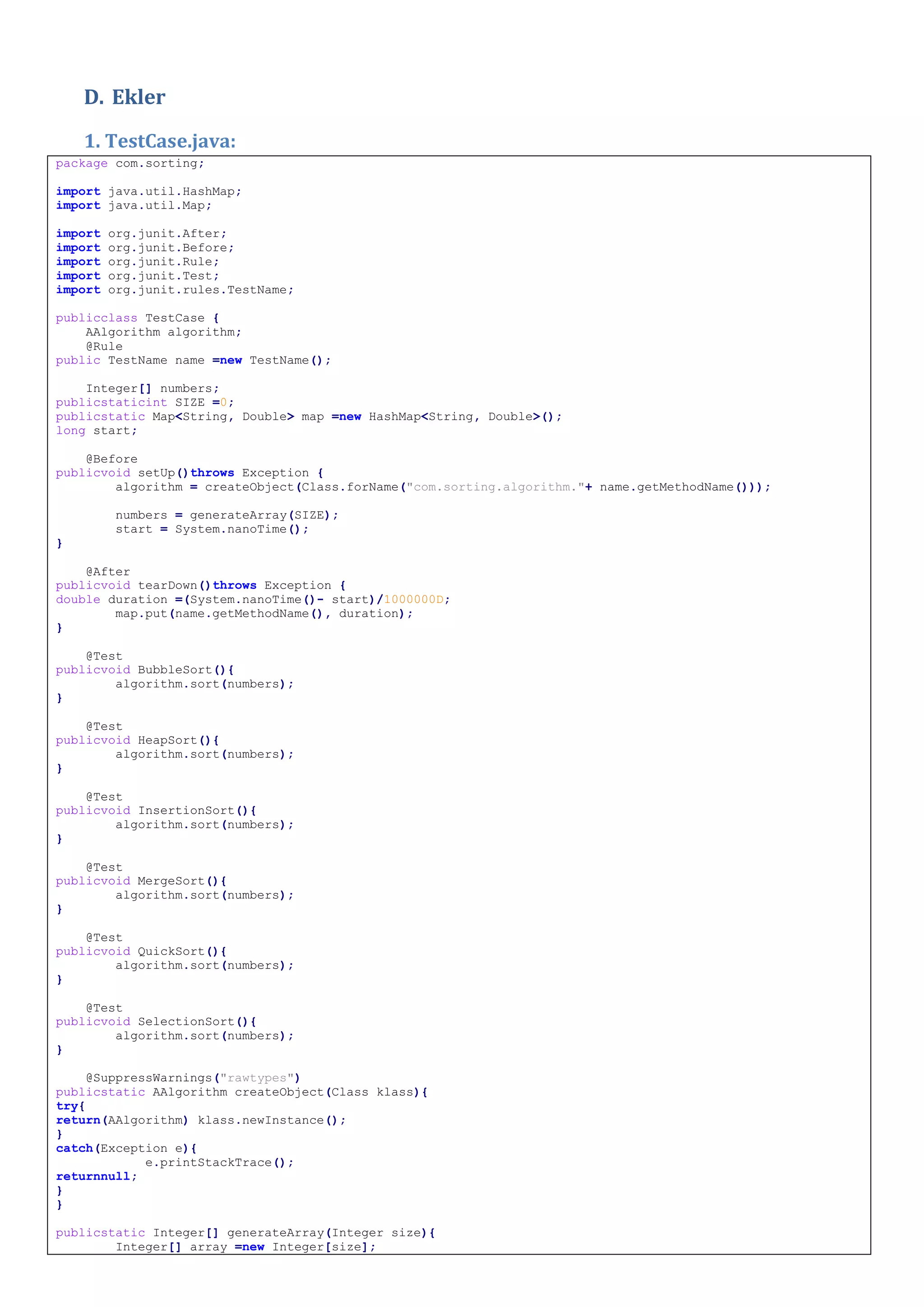 Siralama algoritmalari ileri algoritma analizi | PDF