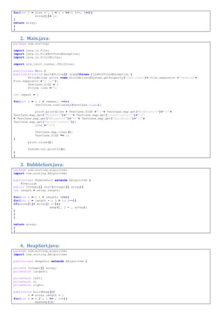 Siralama algoritmalari ileri algoritma analizi | PDF