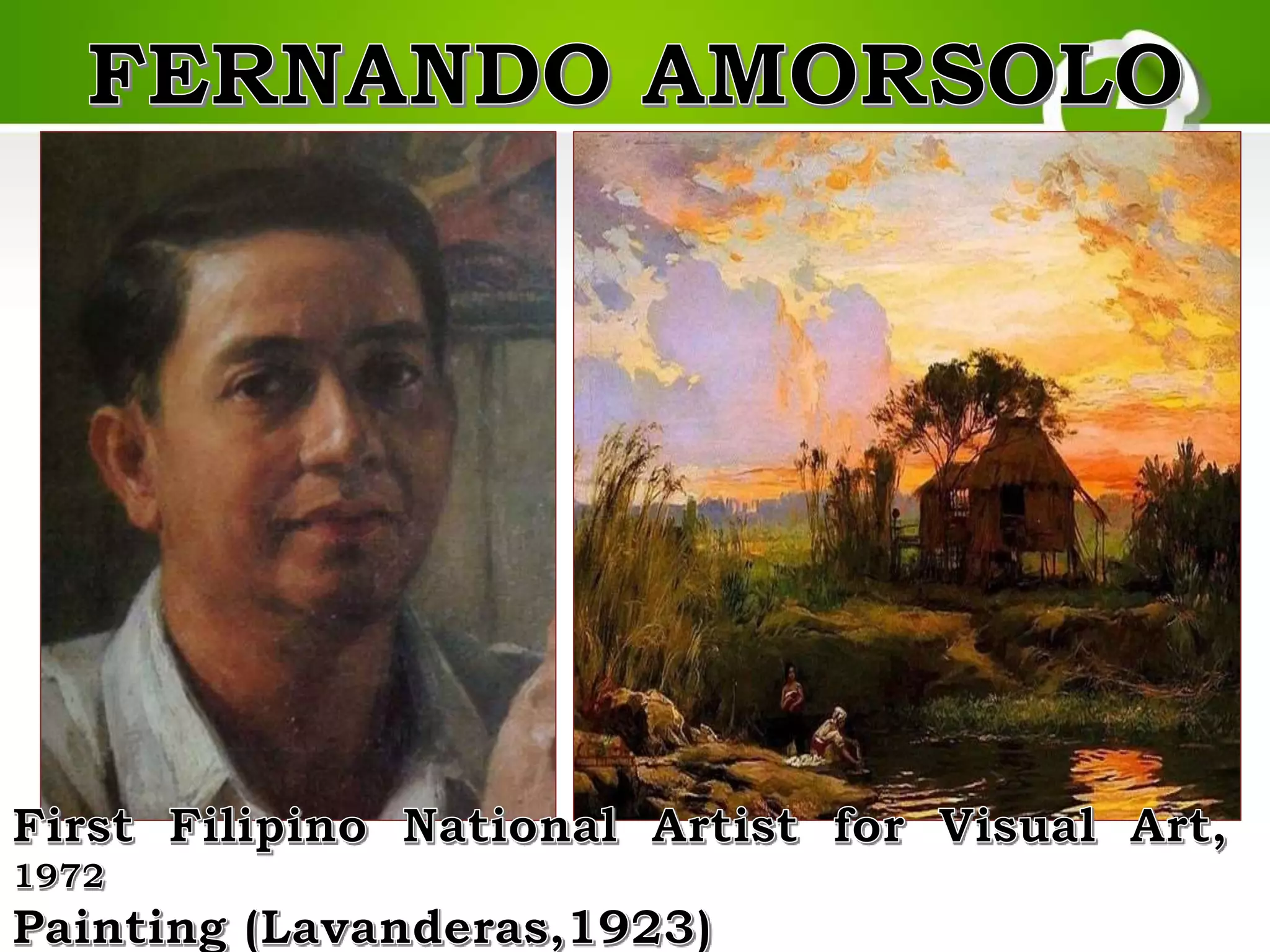Contemporary Art Forms, Roster of Filipino National Artist, Famous ...