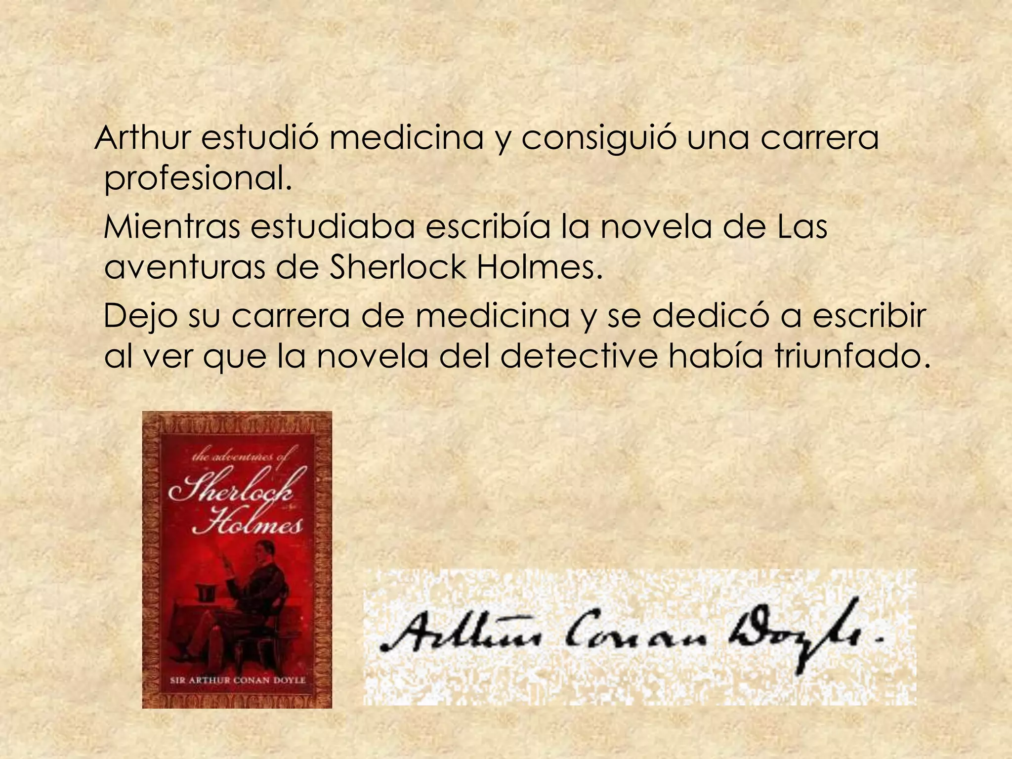 Sir arthur conan doyle | PPT