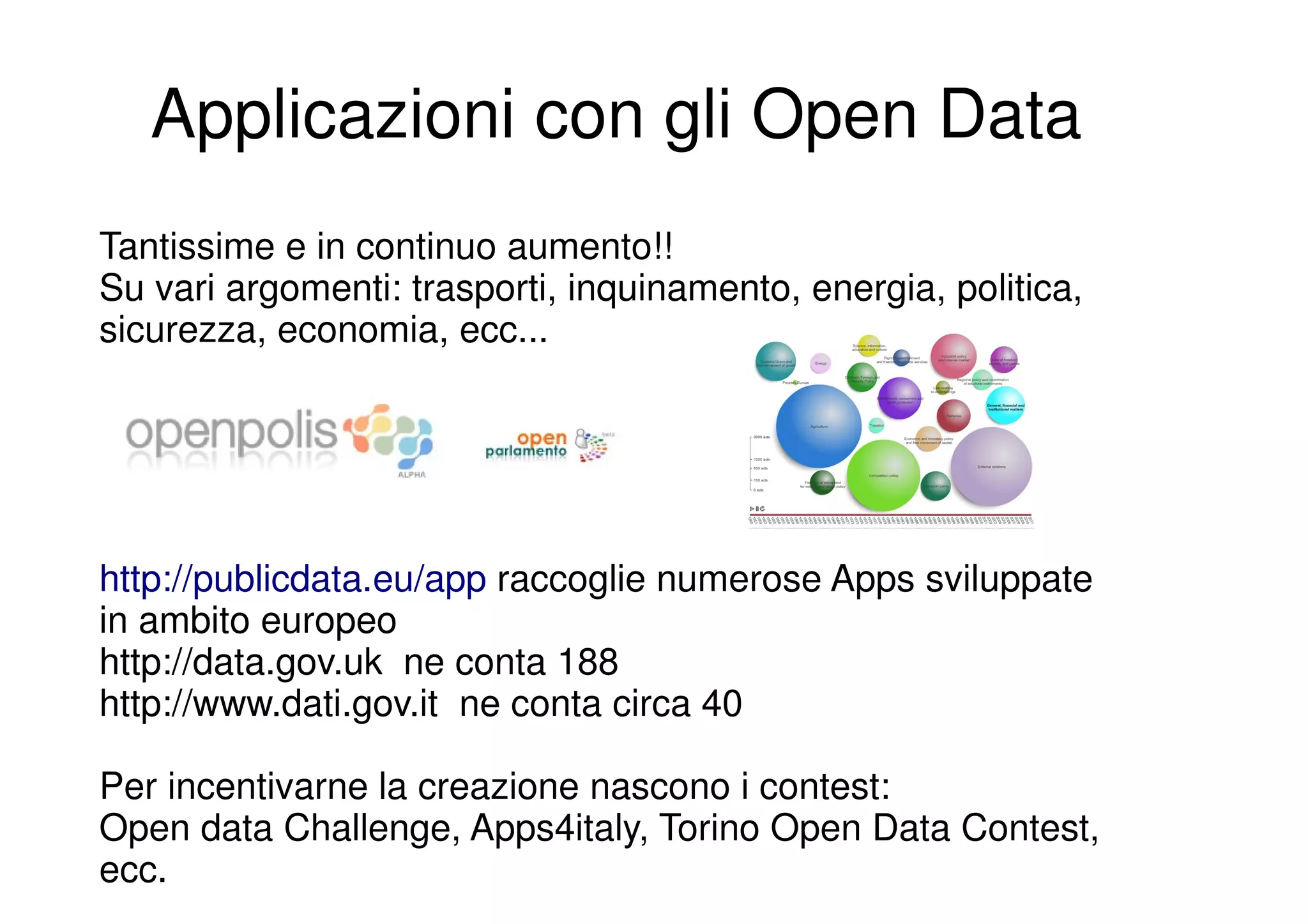 Cosa sono gli Open Data | PPT