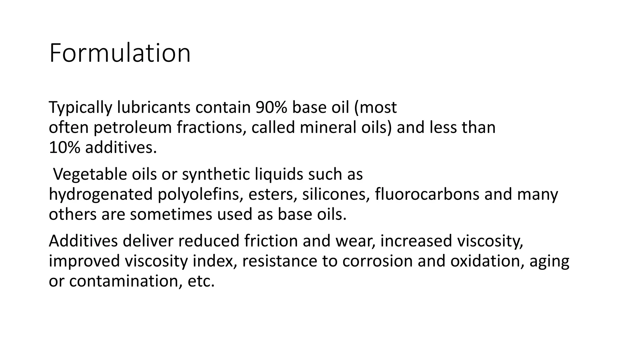 diesel index aniline point and pour point of lubricating oil | PPT