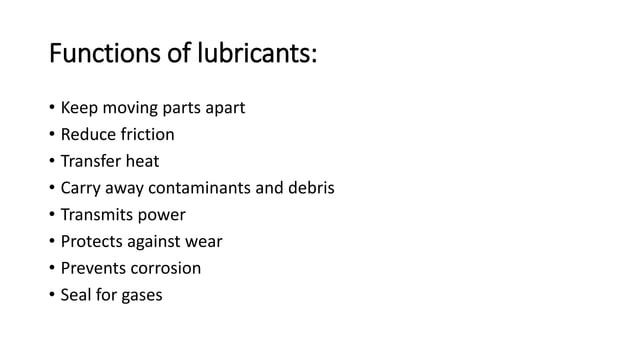 diesel index aniline point and pour point of lubricating oil | PPT