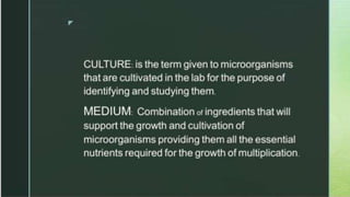 Culture media | PPT