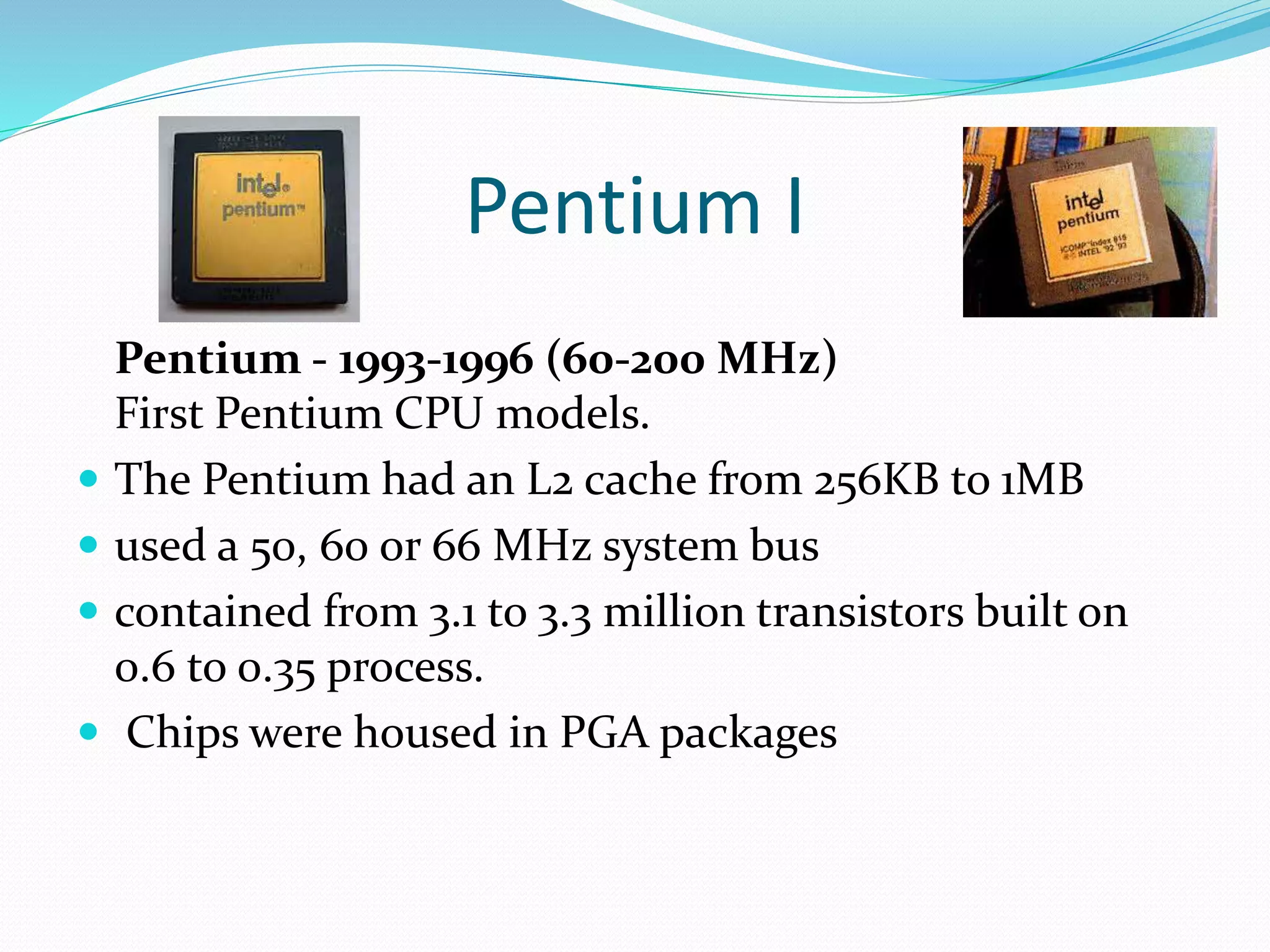 Pentium processor | PPTX