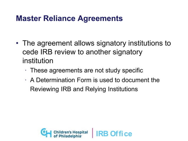 Single IRB Review of Clinical Research | PPTX | Medical Health