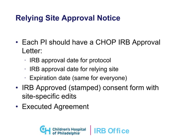 Single IRB Review of Clinical Research | PPTX | Medical Health