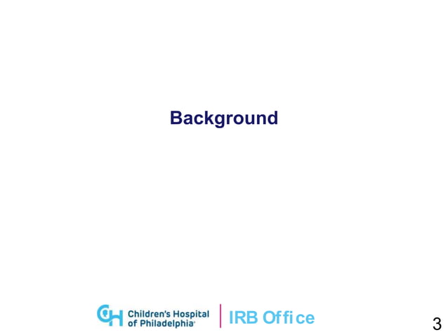 Single IRB Review of Clinical Research | PPTX | Medical Health