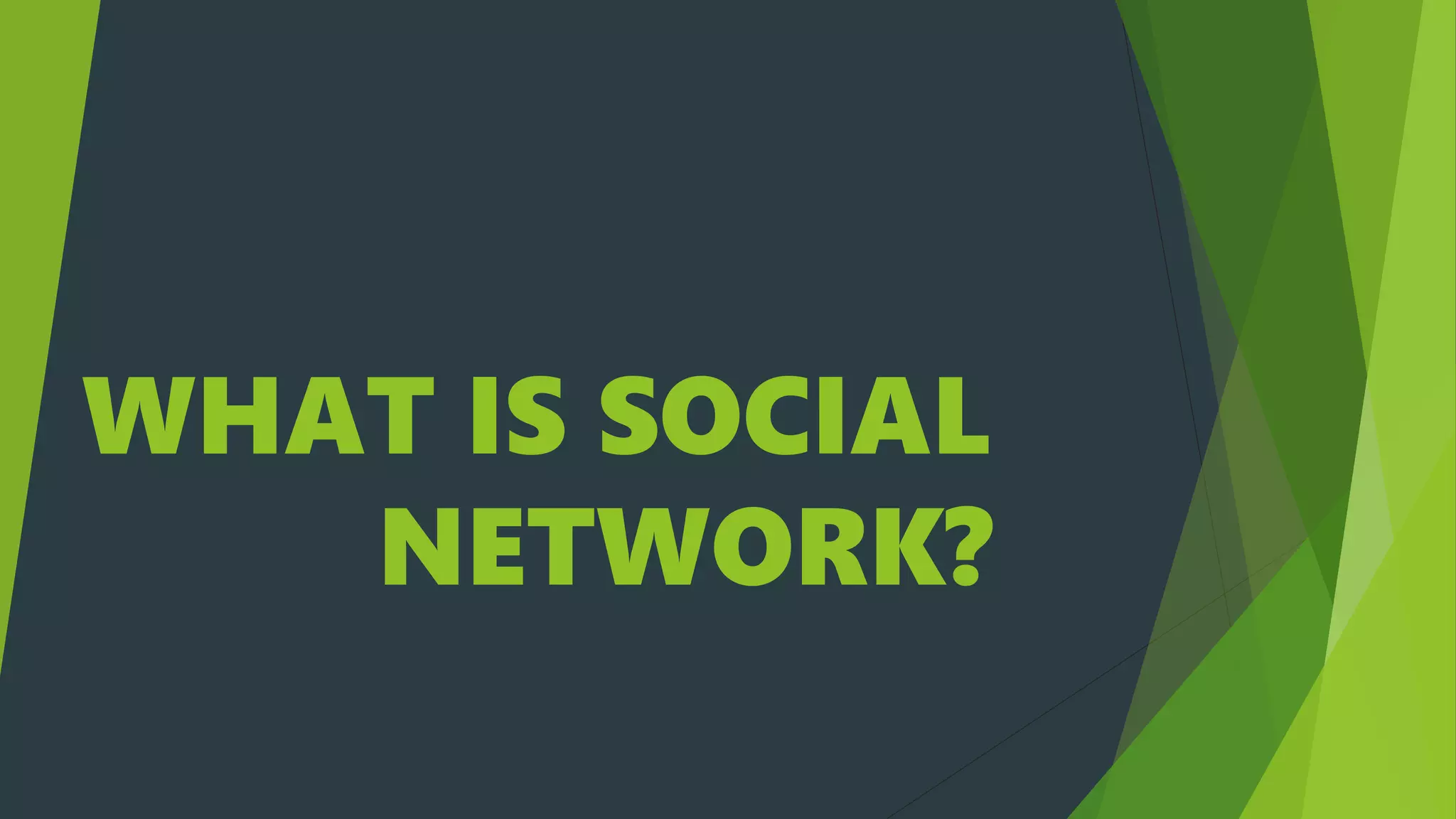 LESSON 9: SOCIAL NETWORK | PPTX