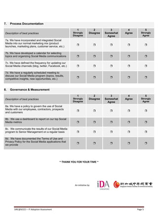 SIRC Social Media Readiness Assessment | PDF
