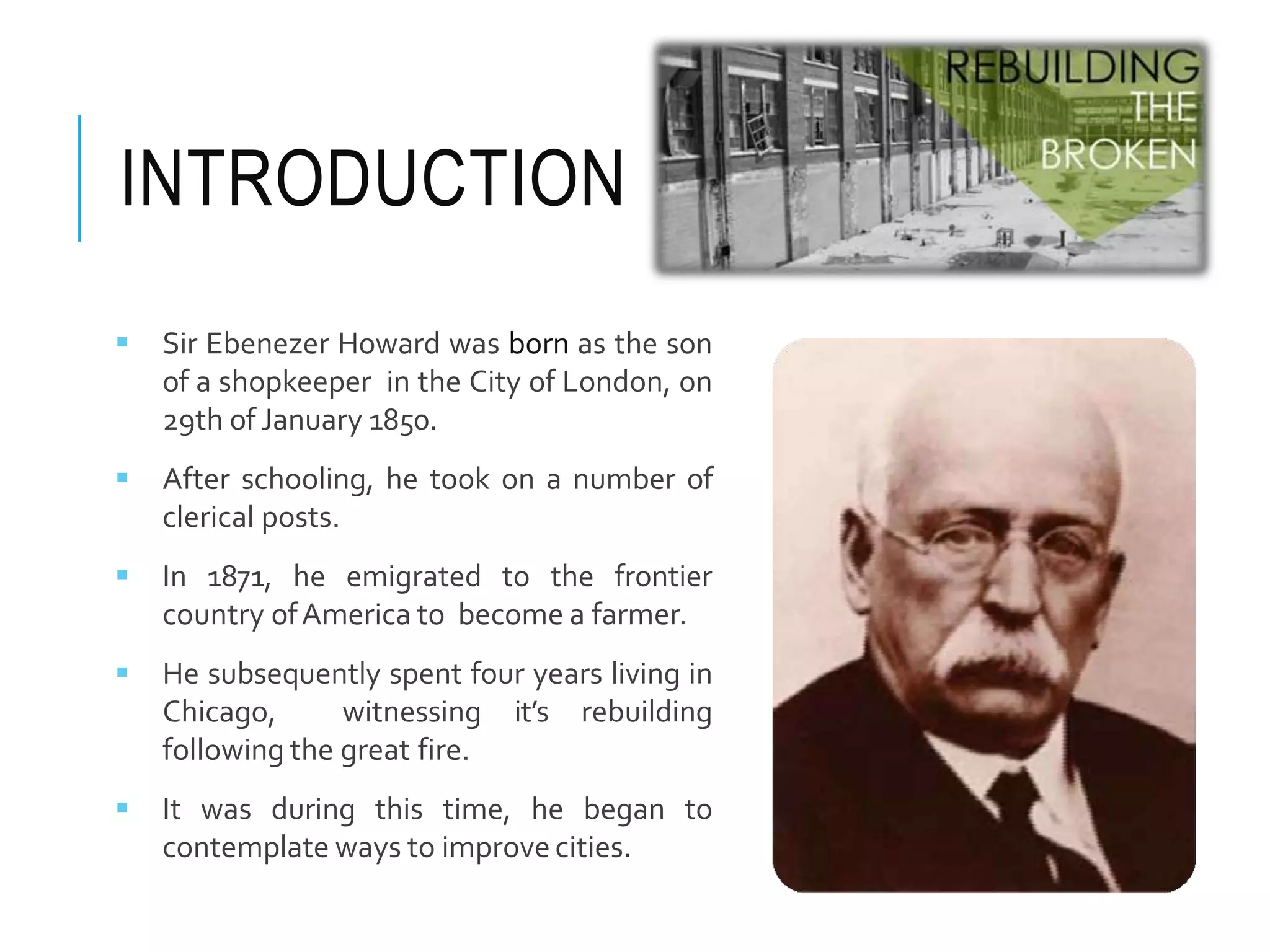 Sir ebenezer howard | PPTX