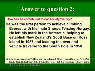 Sir edmund hillary | PPT