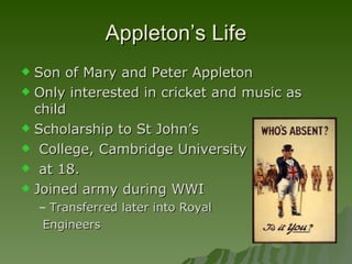 Sir Edward Victor Appleton | PDF