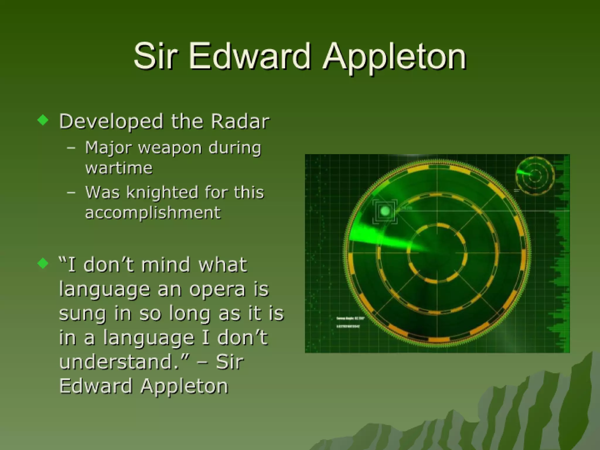 Sir edward victor_appleton | PPT