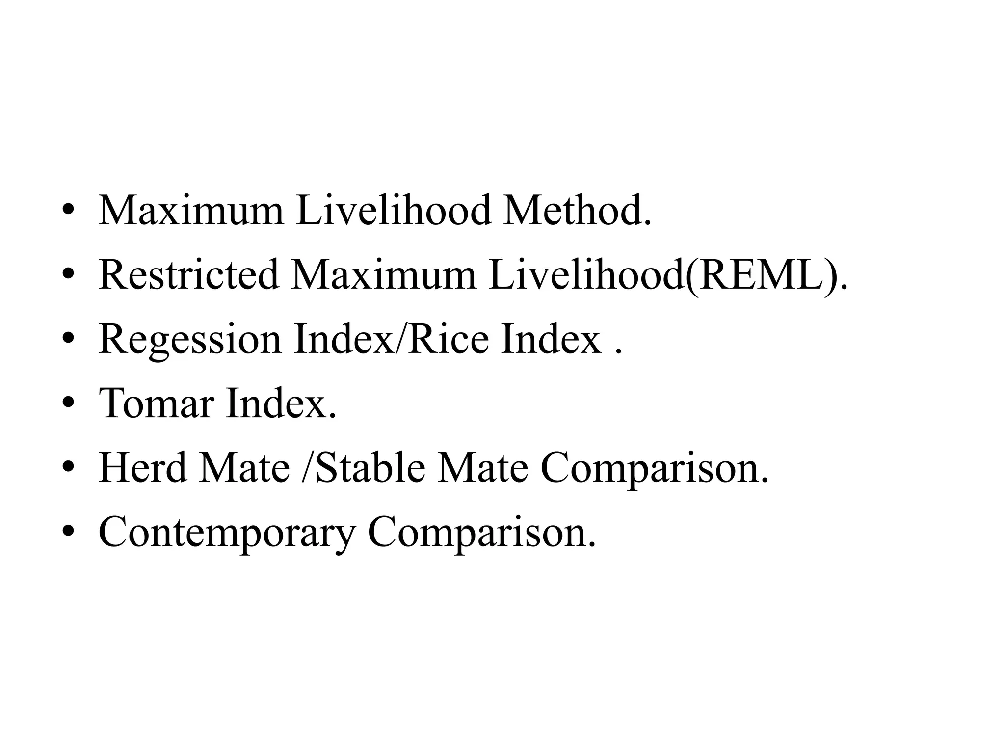 Sire evaluation | PPTX