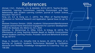 Research for the use of Enhancement Learning Sheet | PPTX