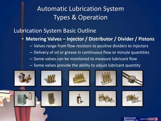Automatic Lubrication Systems & Their Maintenance V1 | PPTX