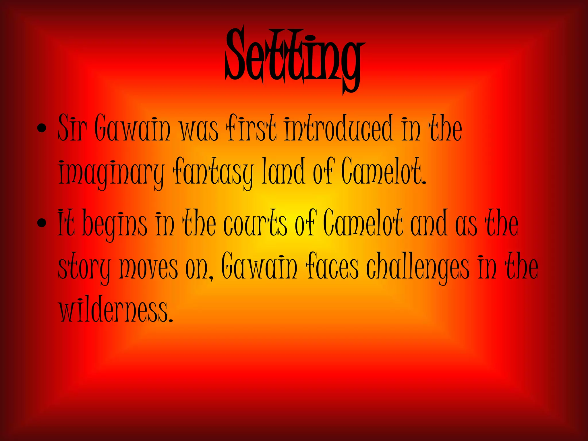 Sir gawain and the green knight | PPT