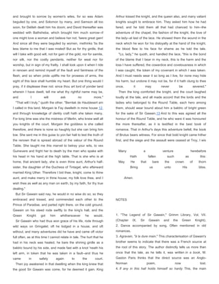 Sir gawain and the green knight | PDF