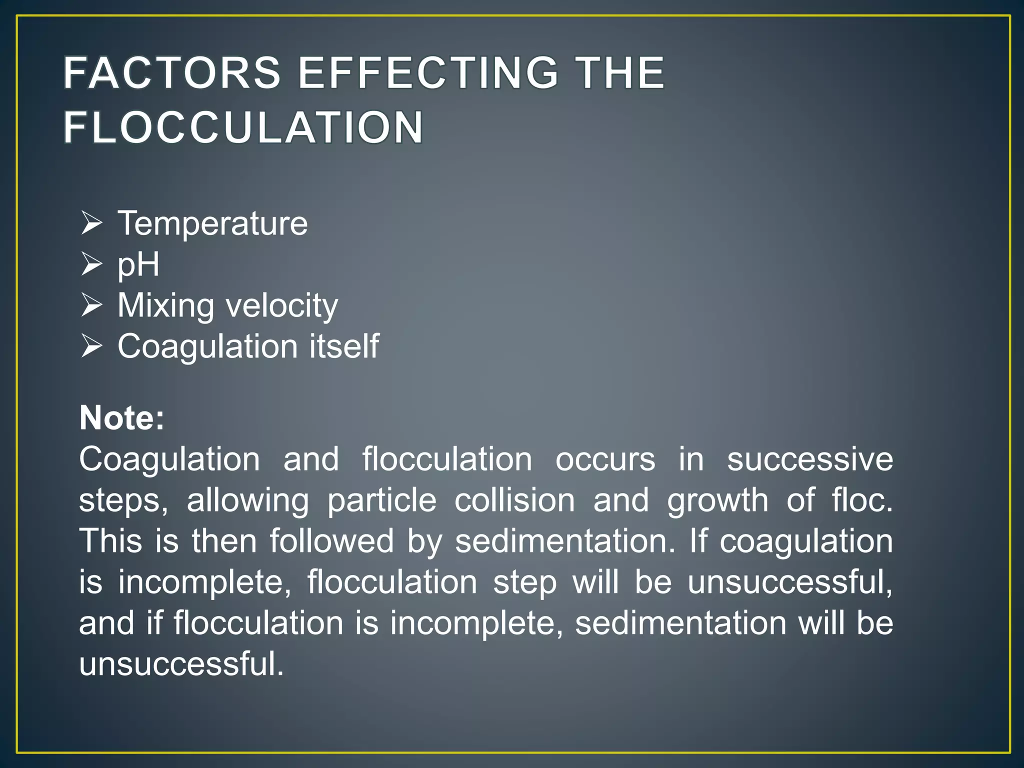 Coagulation and Flocculation | PPTX