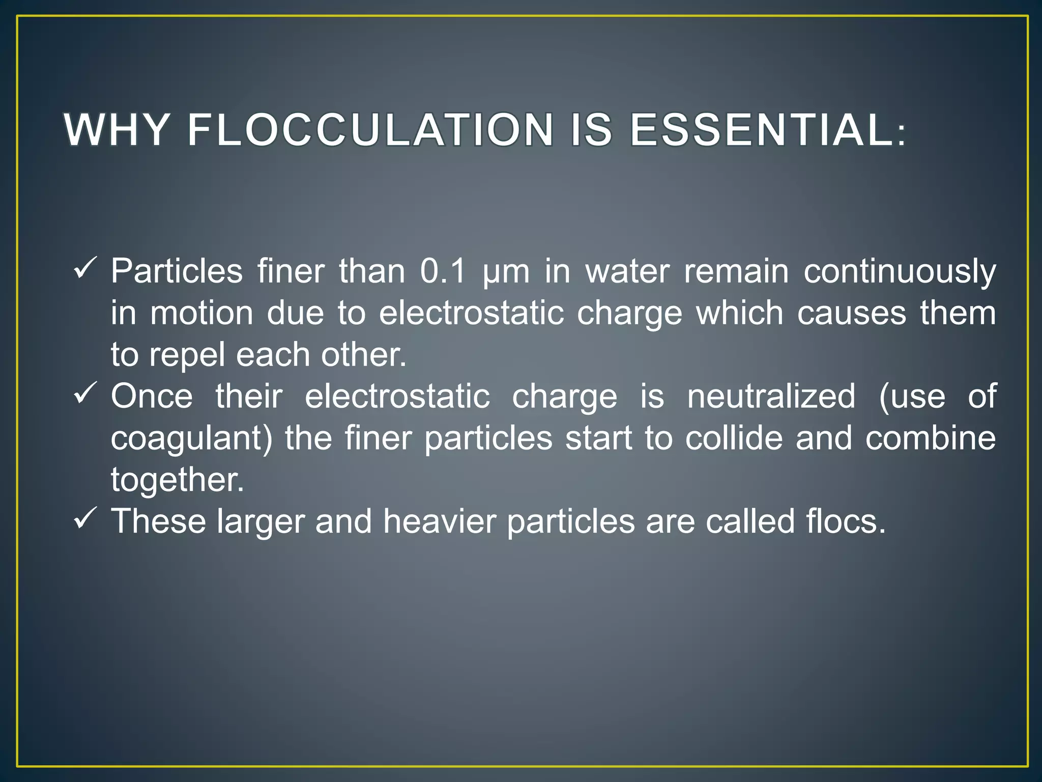 Coagulation and Flocculation | PPTX