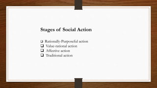 Theories of Max Weber/ | PPTX