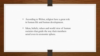 Theories of Max Weber/ | PPTX