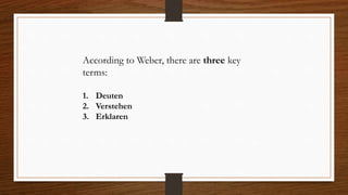 Theories of Max Weber/ | PPTX